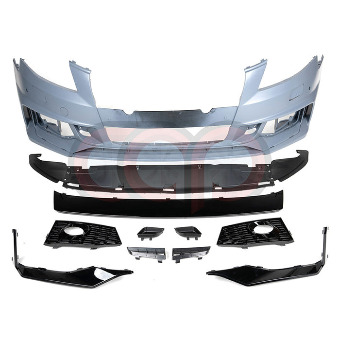 2009-2012 B8 Audi A4/S4 CAP Front Bumper | B9 Style Audi RS4 Bumper