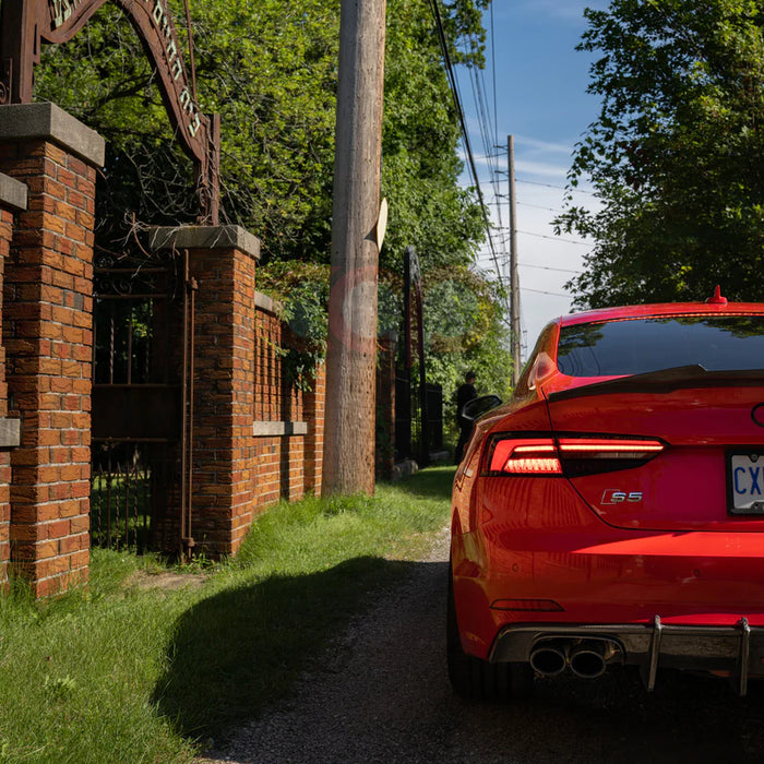 Audi A5 S-Line/S5 B9 Rear Diffuser | Carbon Fiber Diffuser with LED
