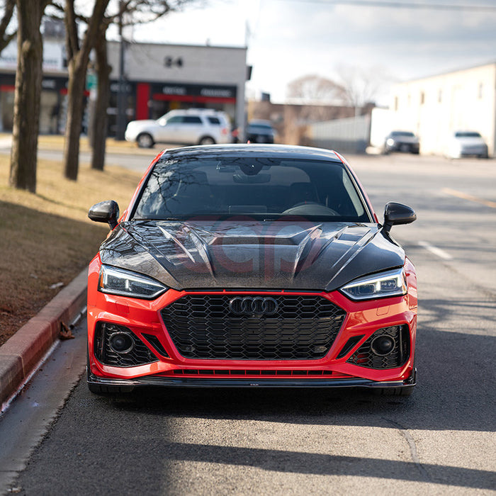 2018-2024 B9/B9.5 AUDI A5/S5/RS5 Carbon Fiber Vented Hood