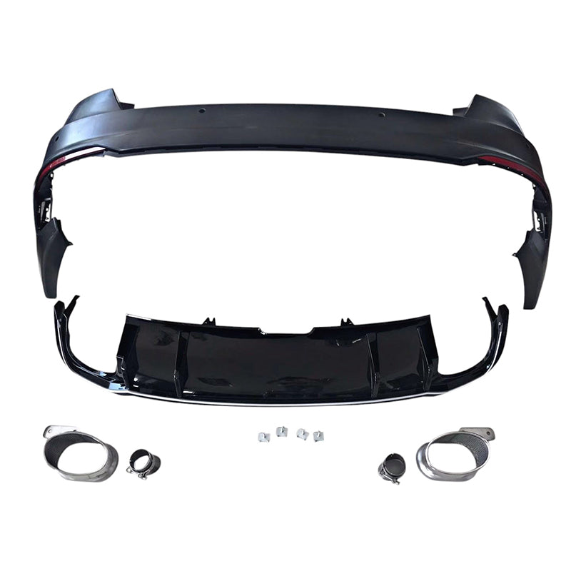 2017-2019 B9 Audi A4/S4 CAP Rear Bumper | Audi RS4 Rear Bumper