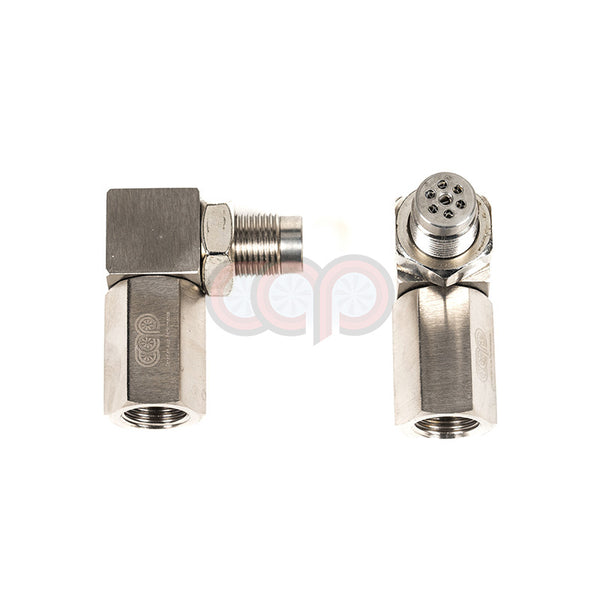 Universal O2 Spacer 90 Degree - Set of 2 (Pair) | Can Auto Performance